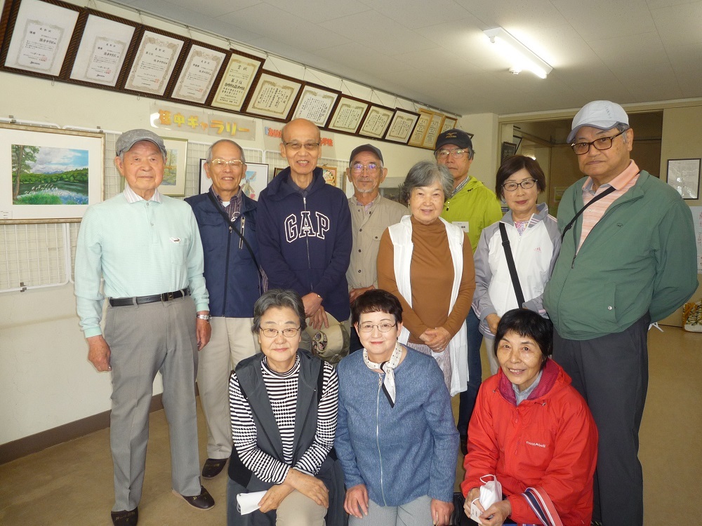 篠中ギャラリー春の入れ替え: 悠友会広場